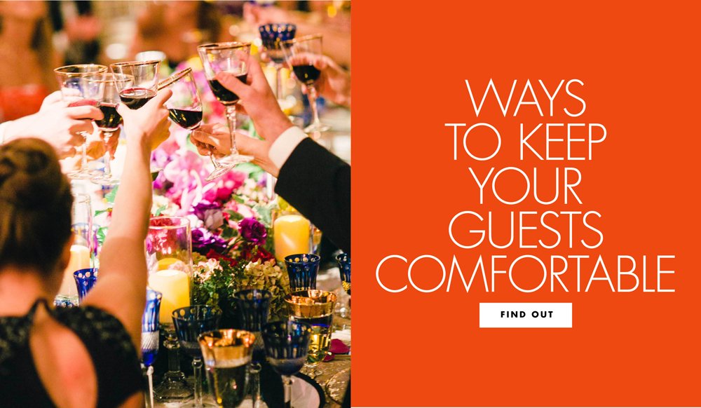 How to Make Your Wedding Guests Comfortable