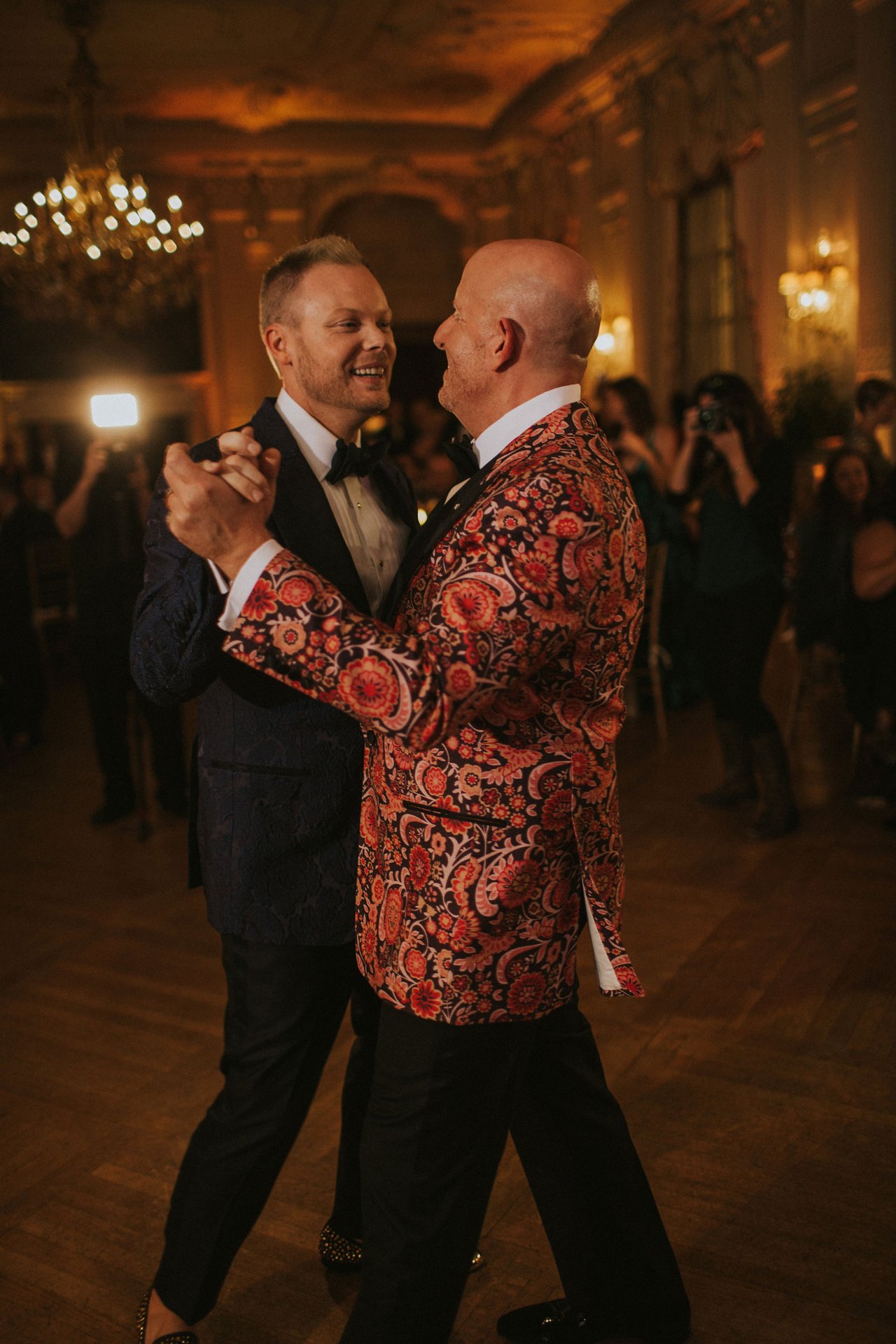 Grooms' First Dance in Second Outfits