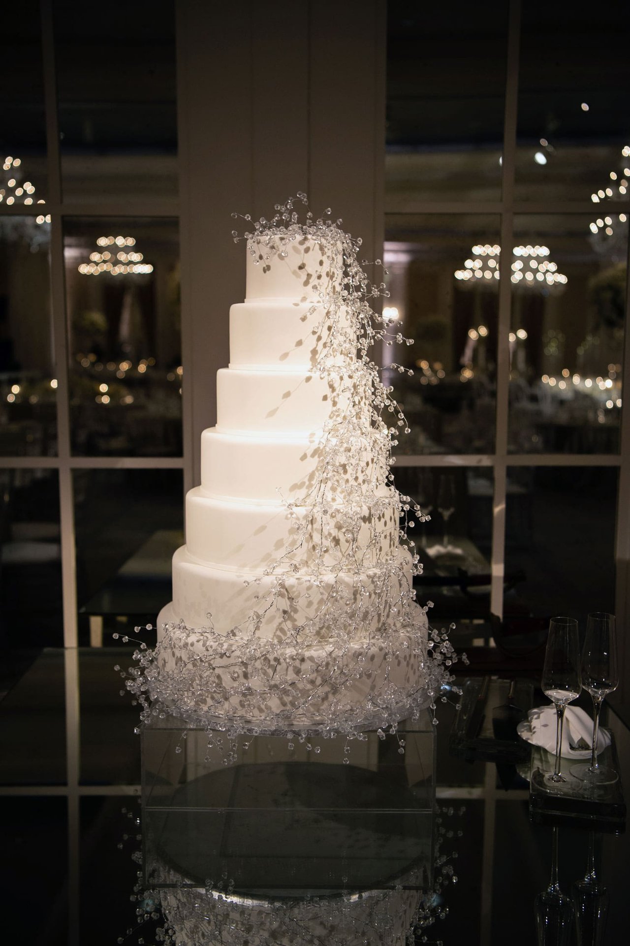 Seven-Layer Cake with Crystal Details