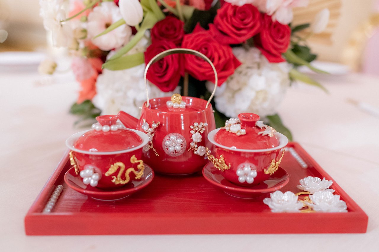 Red Tea Cups for Chinese Tea Ceremony
