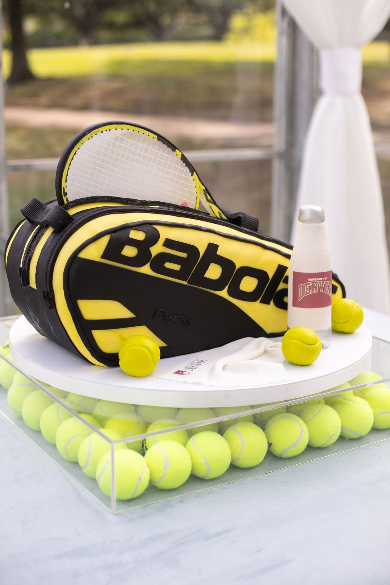 Tennis-Theme Groom's Cake