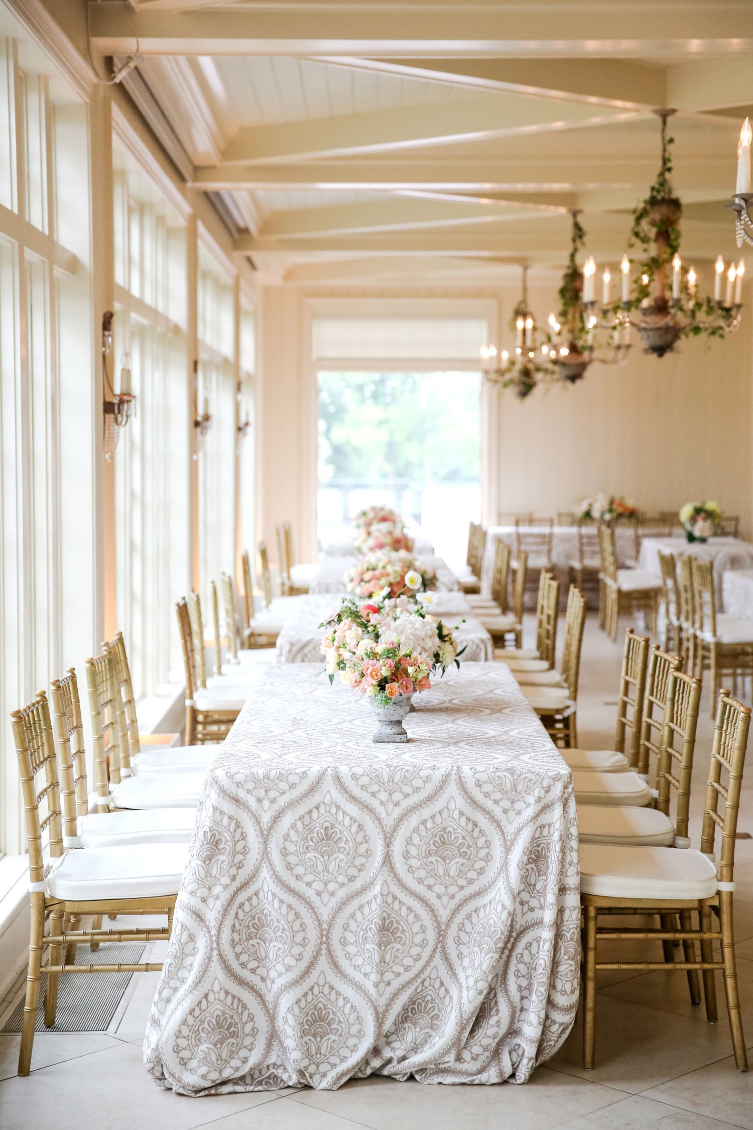 Classic White + Gold Reception