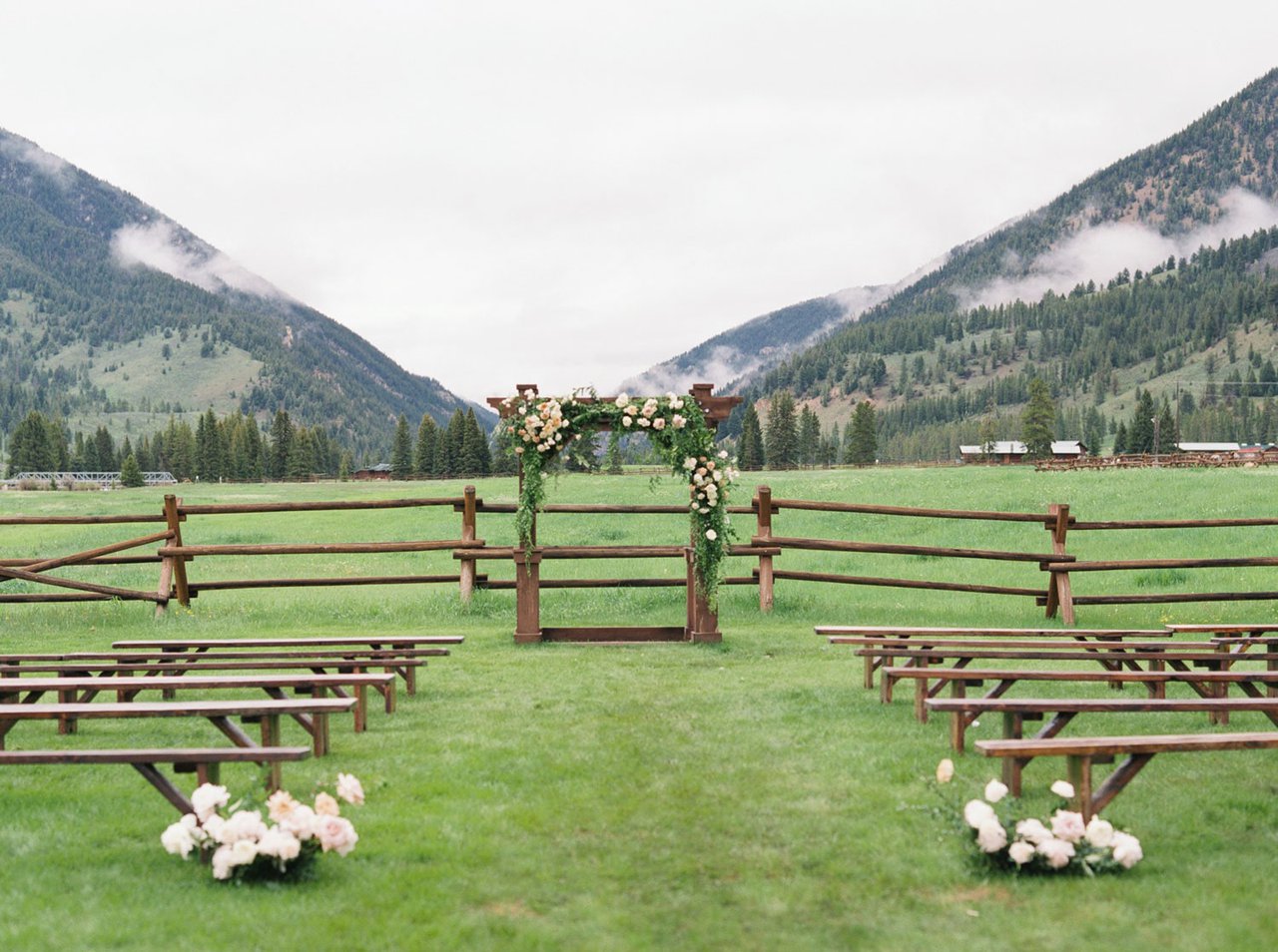 Destination Wedding Near Yellowstone in Big Sky, Montana