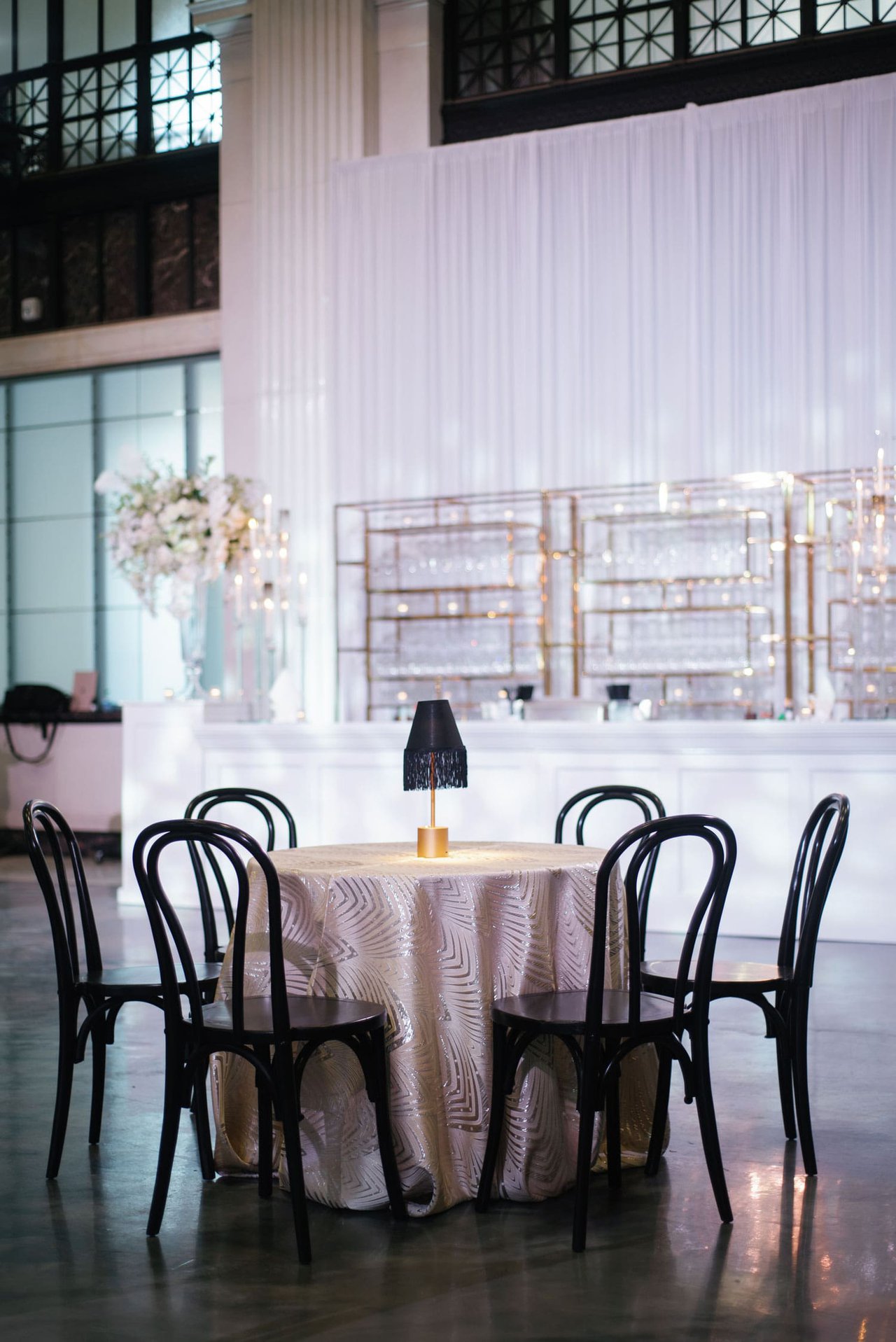 Art Deco-Style Cocktail Hour Table