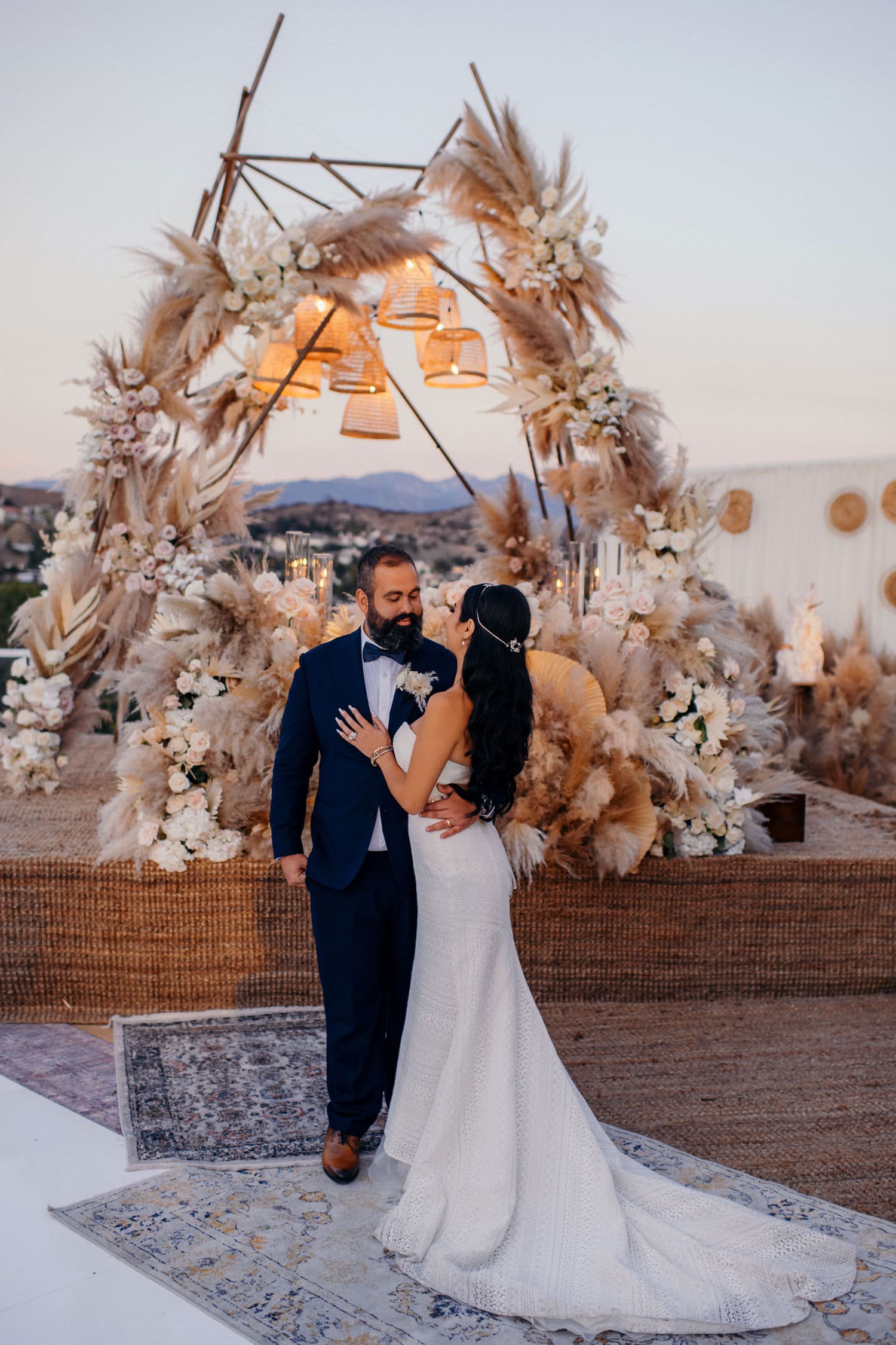 Boho-Chic Edgar Hay Events Wedding