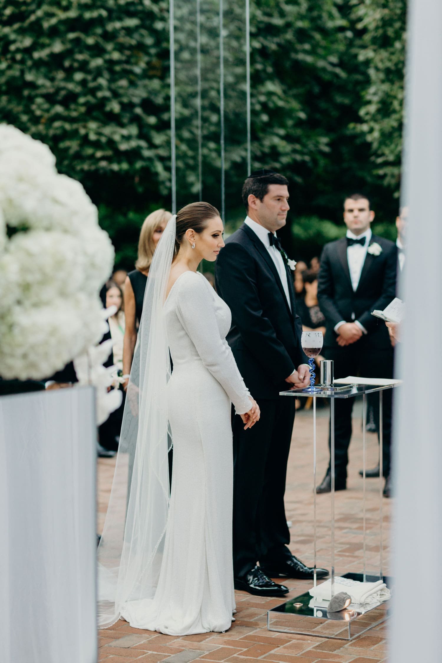 Minimalist-Modern Wedding with a Clean, White Color Palette