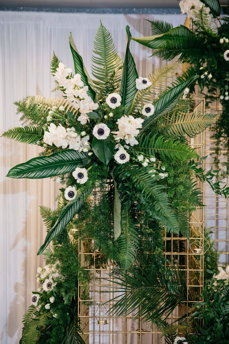 Ceremony Flower Arrangement with Ferns