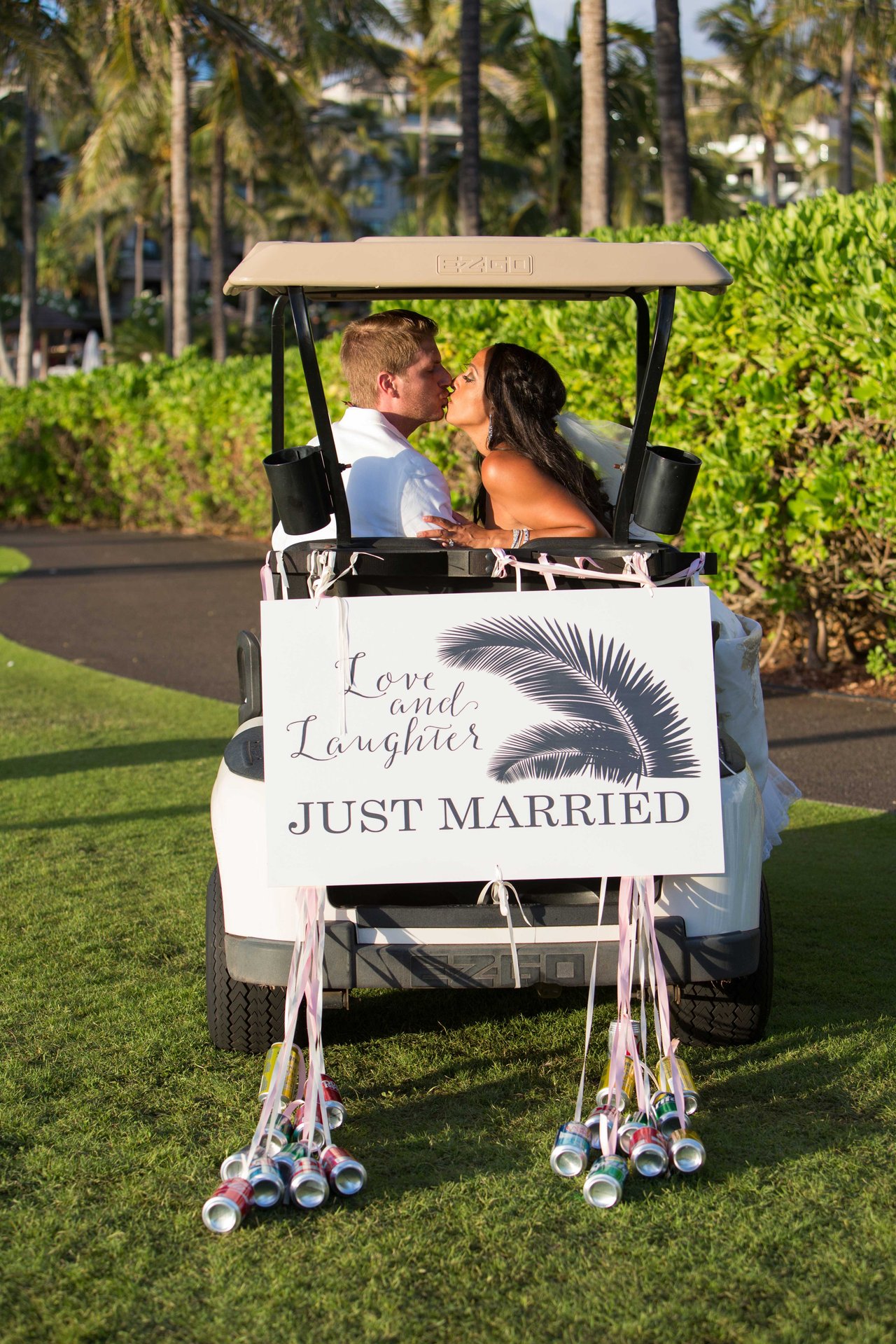 Getaway Golf Cart with Sign