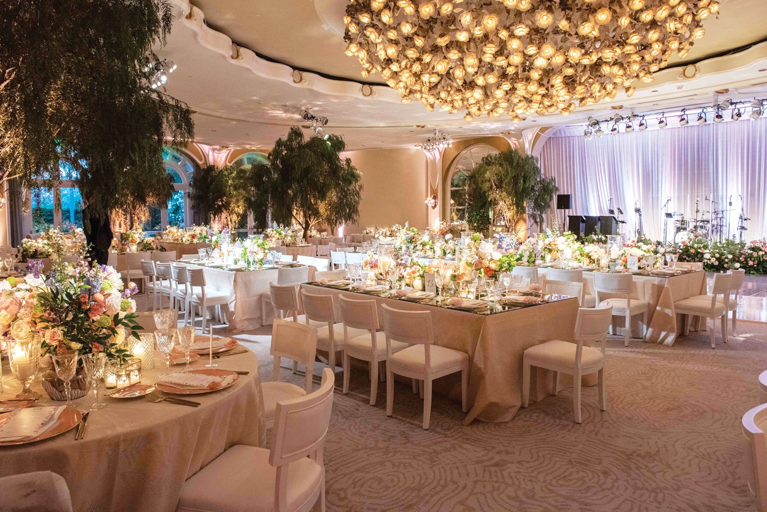 Ballroom Wedding with Spring Garden Theme