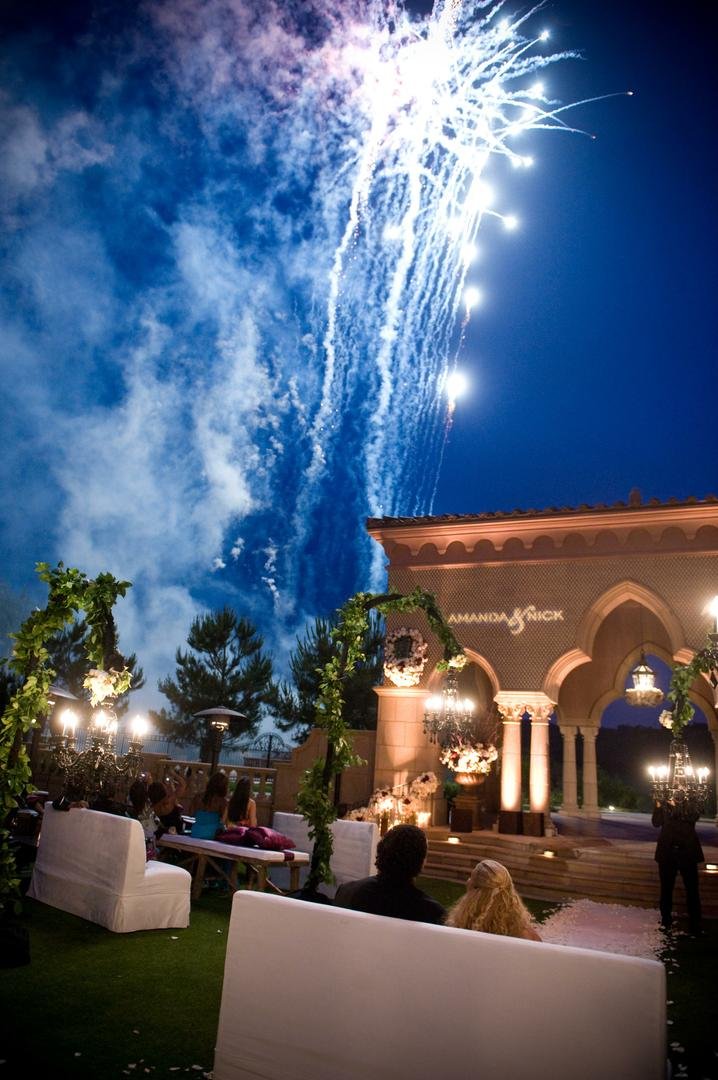 Fireworks Show at Reception