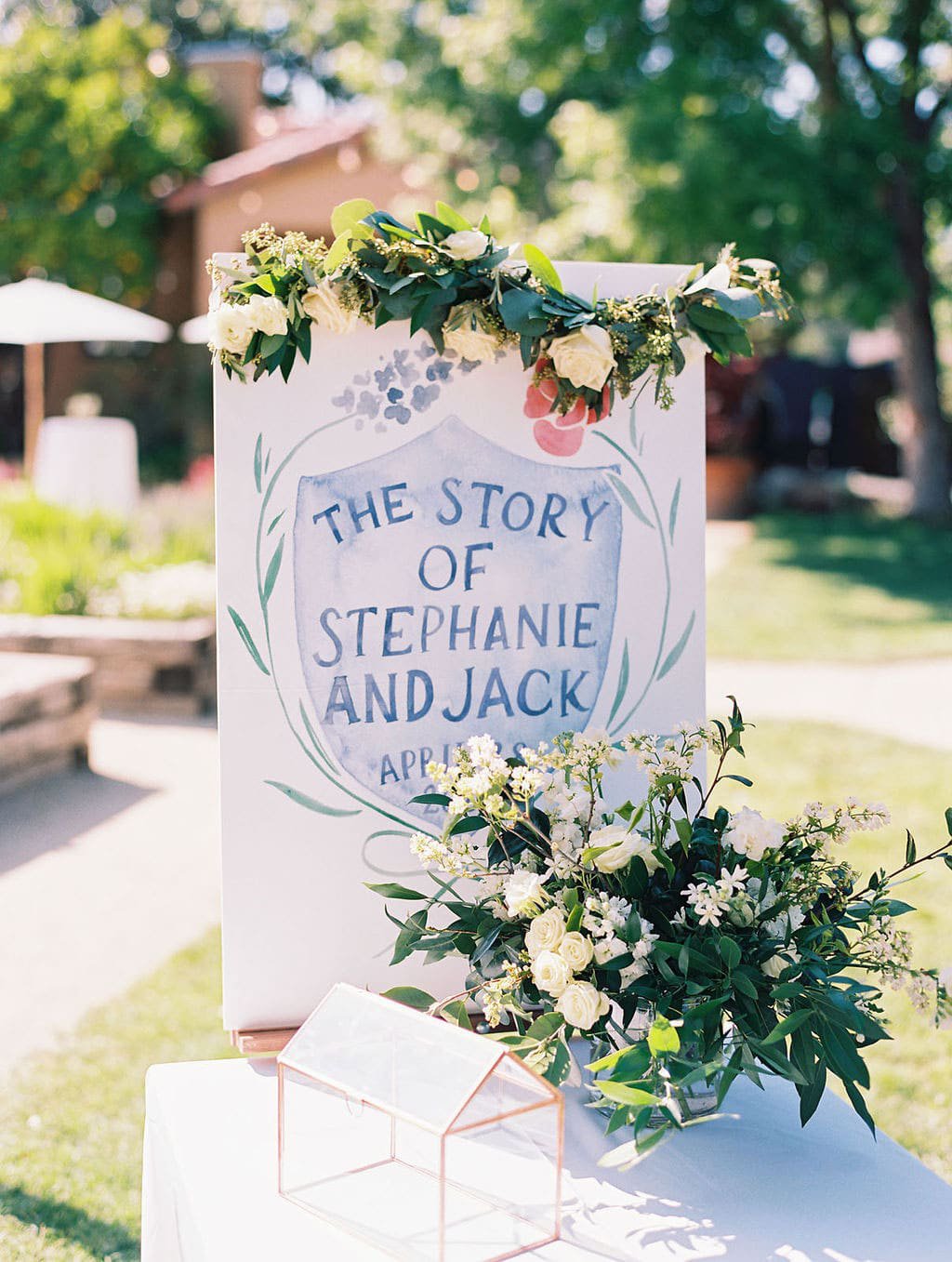 "The Story of" Wedding Signage