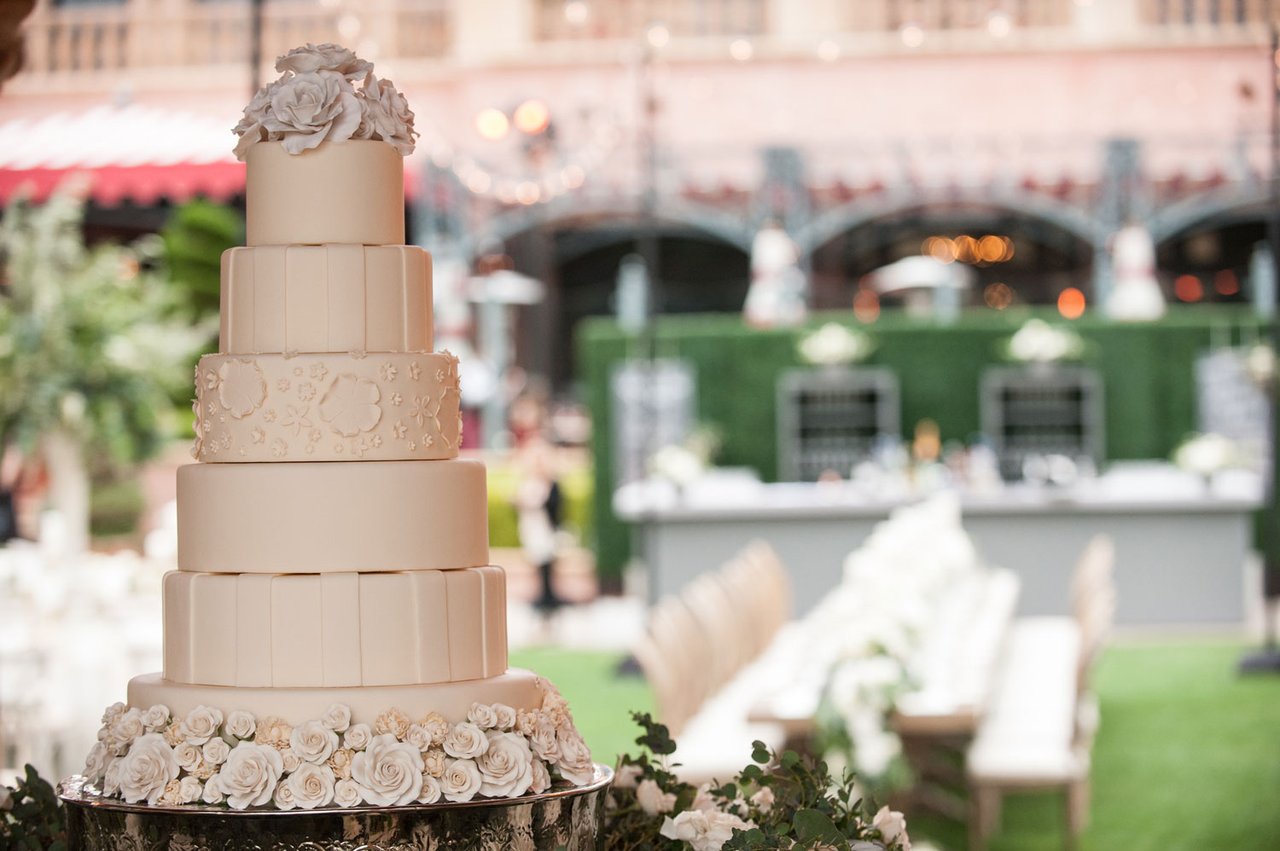 Ivory Cake with Various Layers