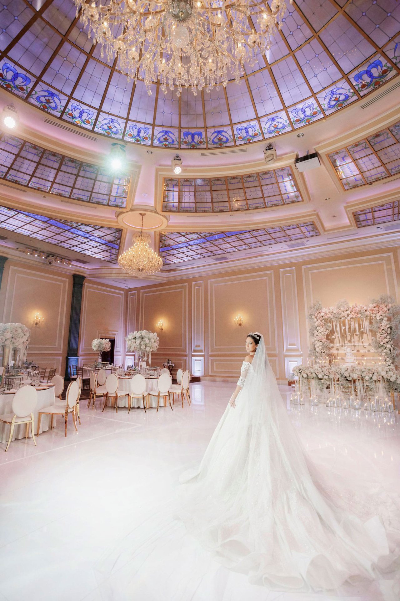 Bridal Portrait at Taglyan Complex Grand Ballroom