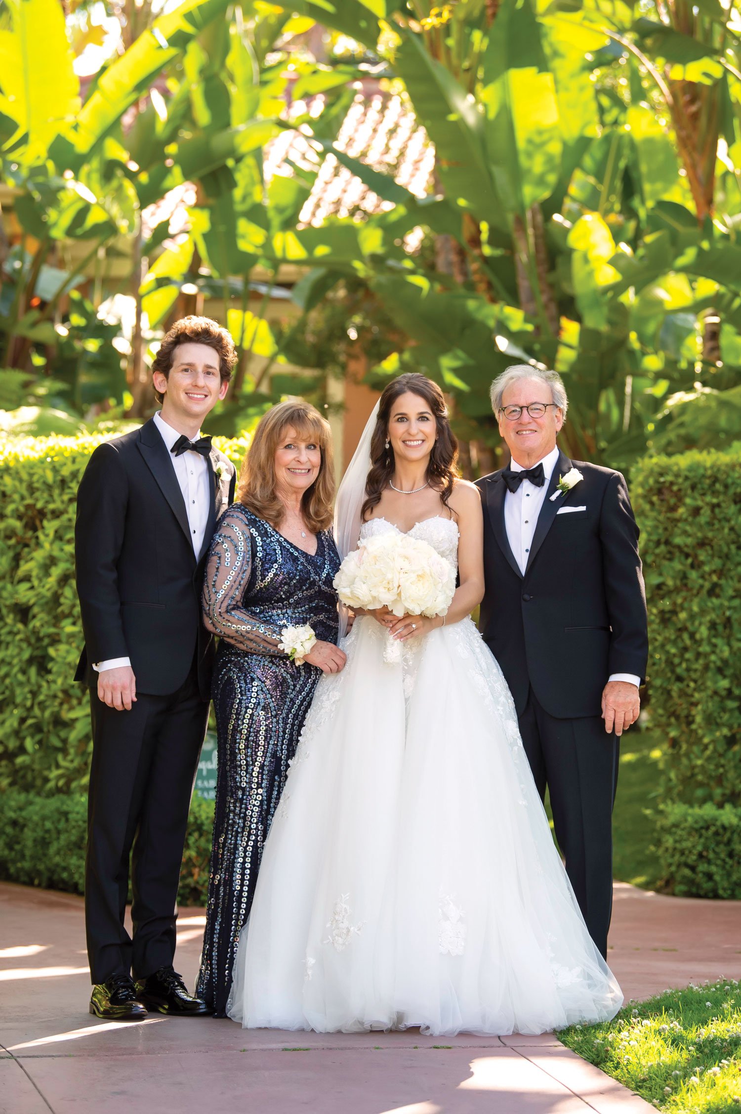 Bride with Parents & Family