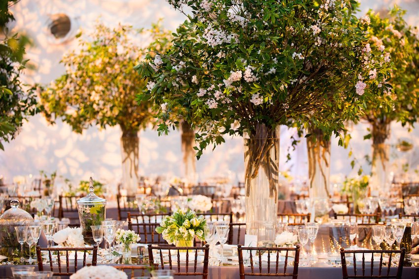 Garden-Inspired Reception Décor
