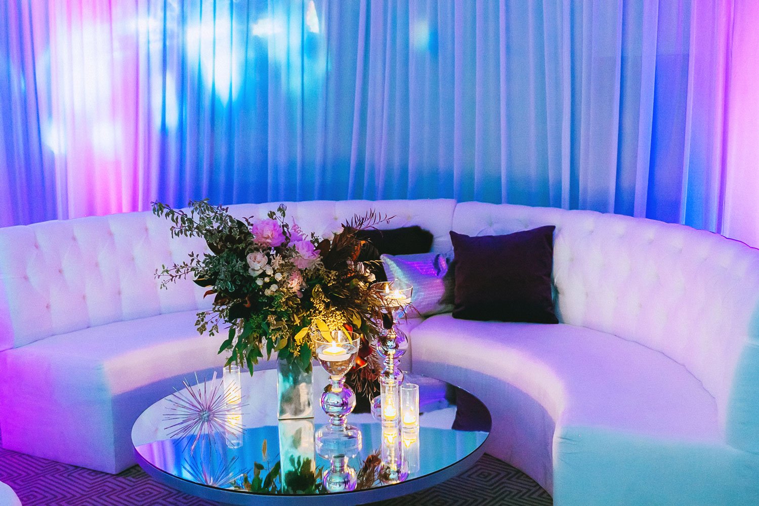 Bright Lighting at After-Party Space