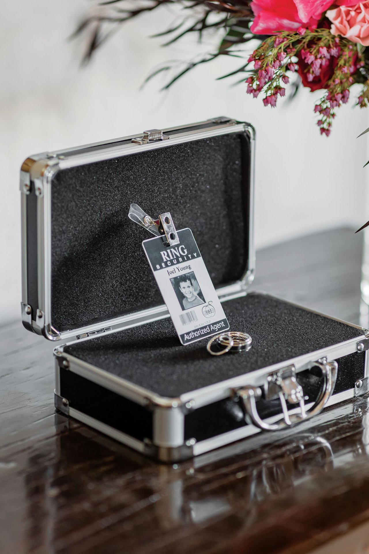 "Ring Security" Pass for Ring Bearer