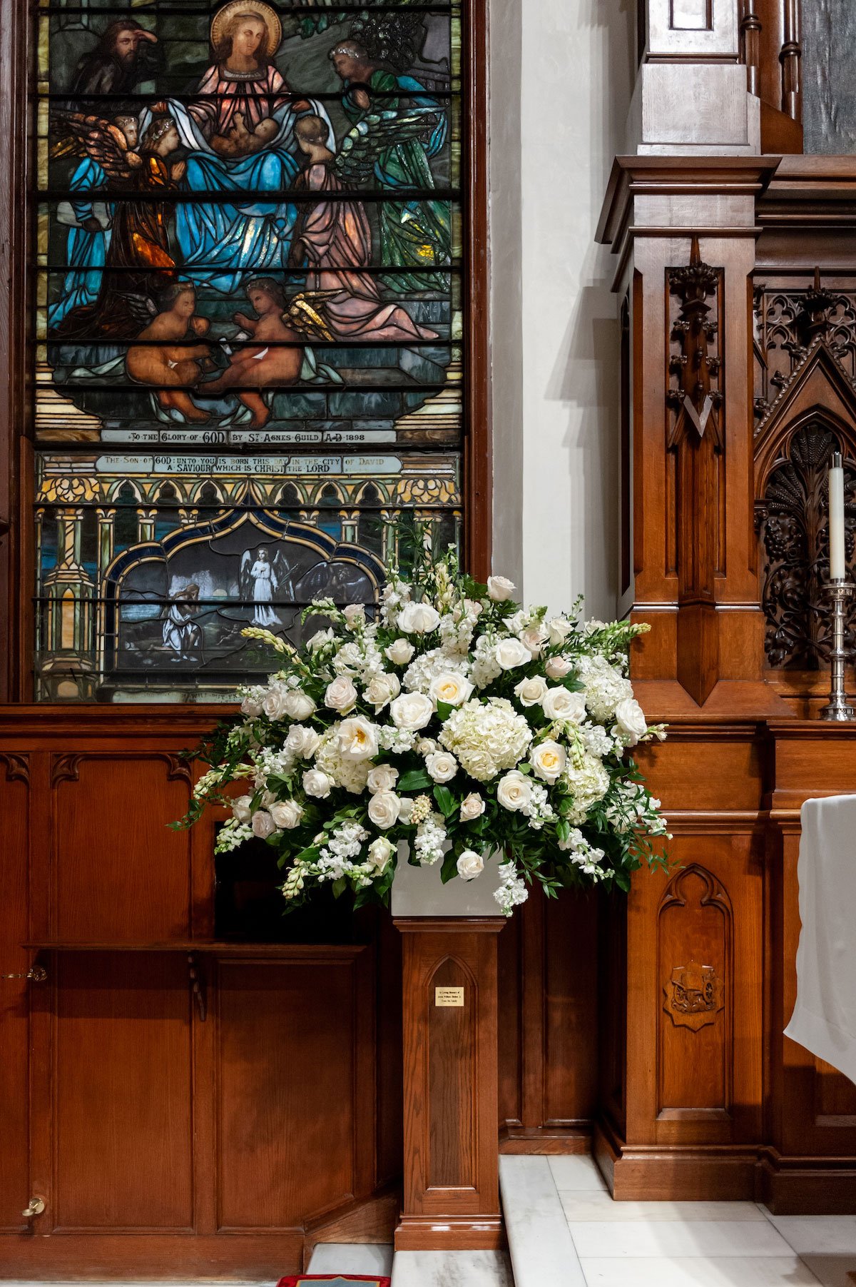 Ivory Arrangement at Church Cathedral