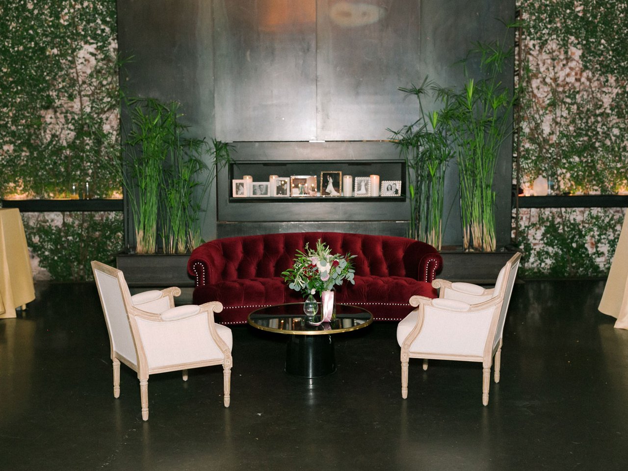 Elegant After-Party Lounge Décor