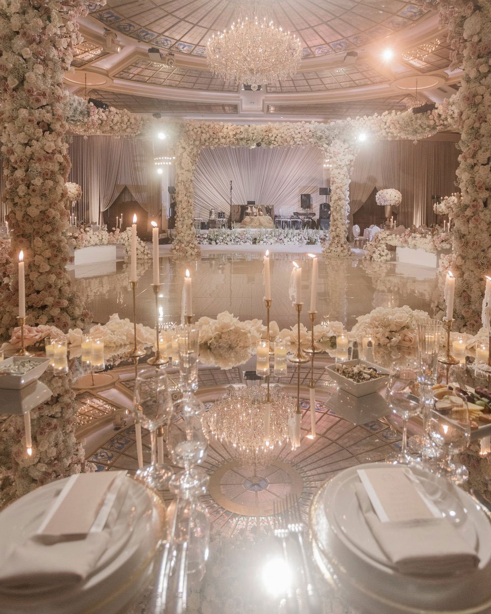 Luxury White & Gold Wedding at Taglyan Complex