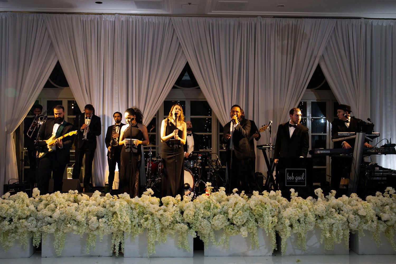 Live Band at Ballroom Reception in LA