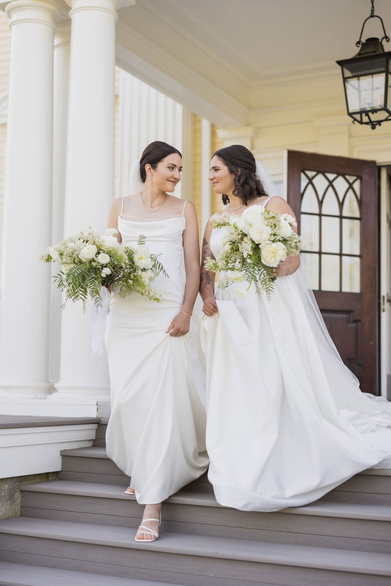 Two Brides at Historic Estate Wedding