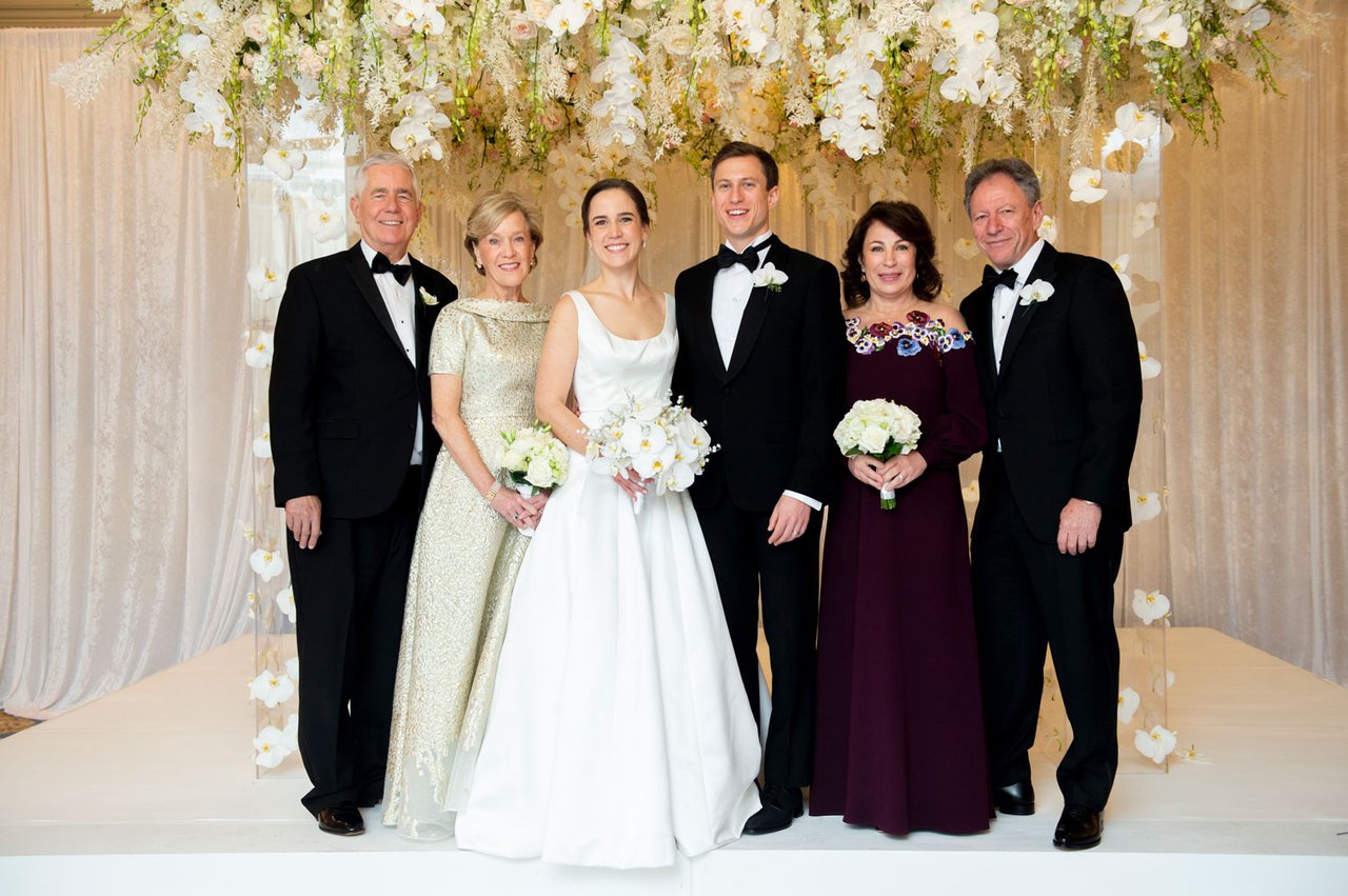 Bride & Groom with Parents Portrait