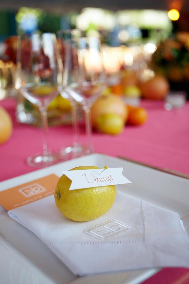 Fresh Fruit Place Card