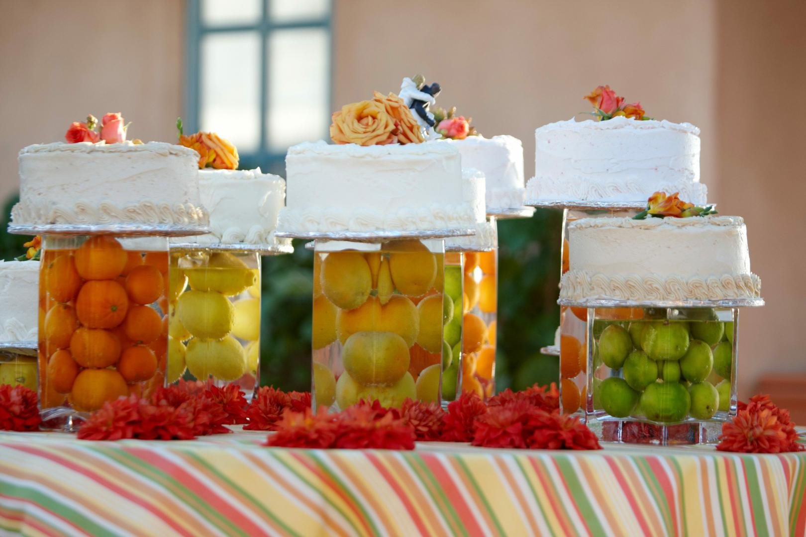 Multiple Wedding Cakes