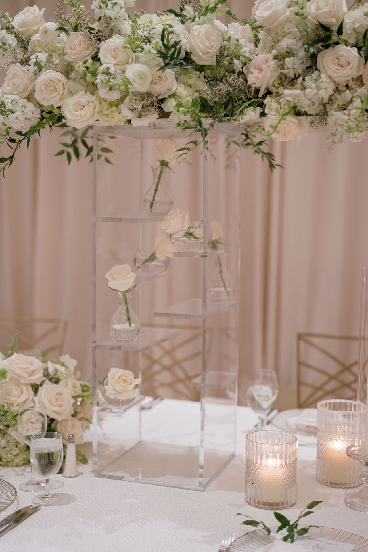 Custom Acrylic Centerpiece Stand