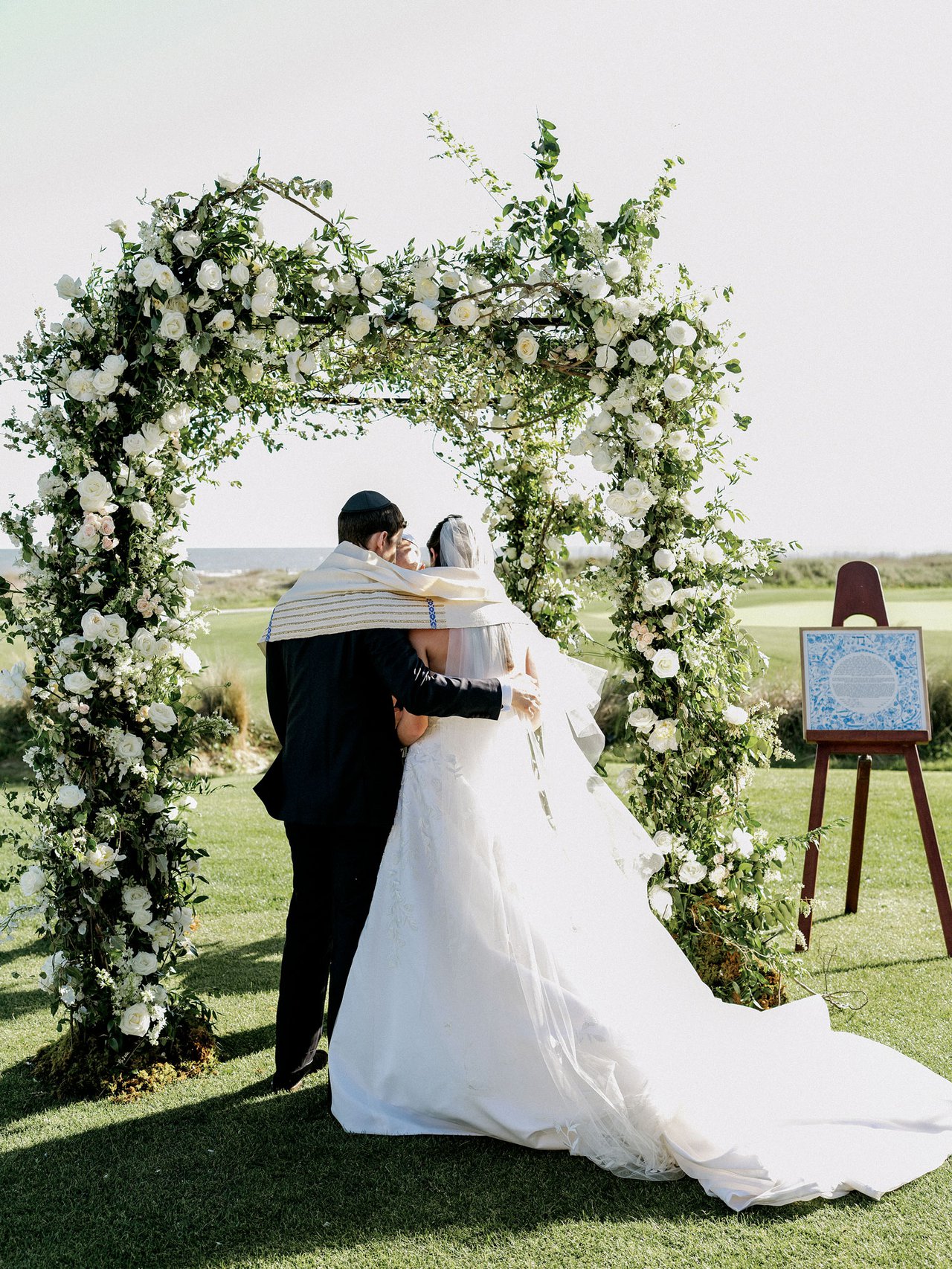 Jewish Wedding at Ocean-View Golf Course