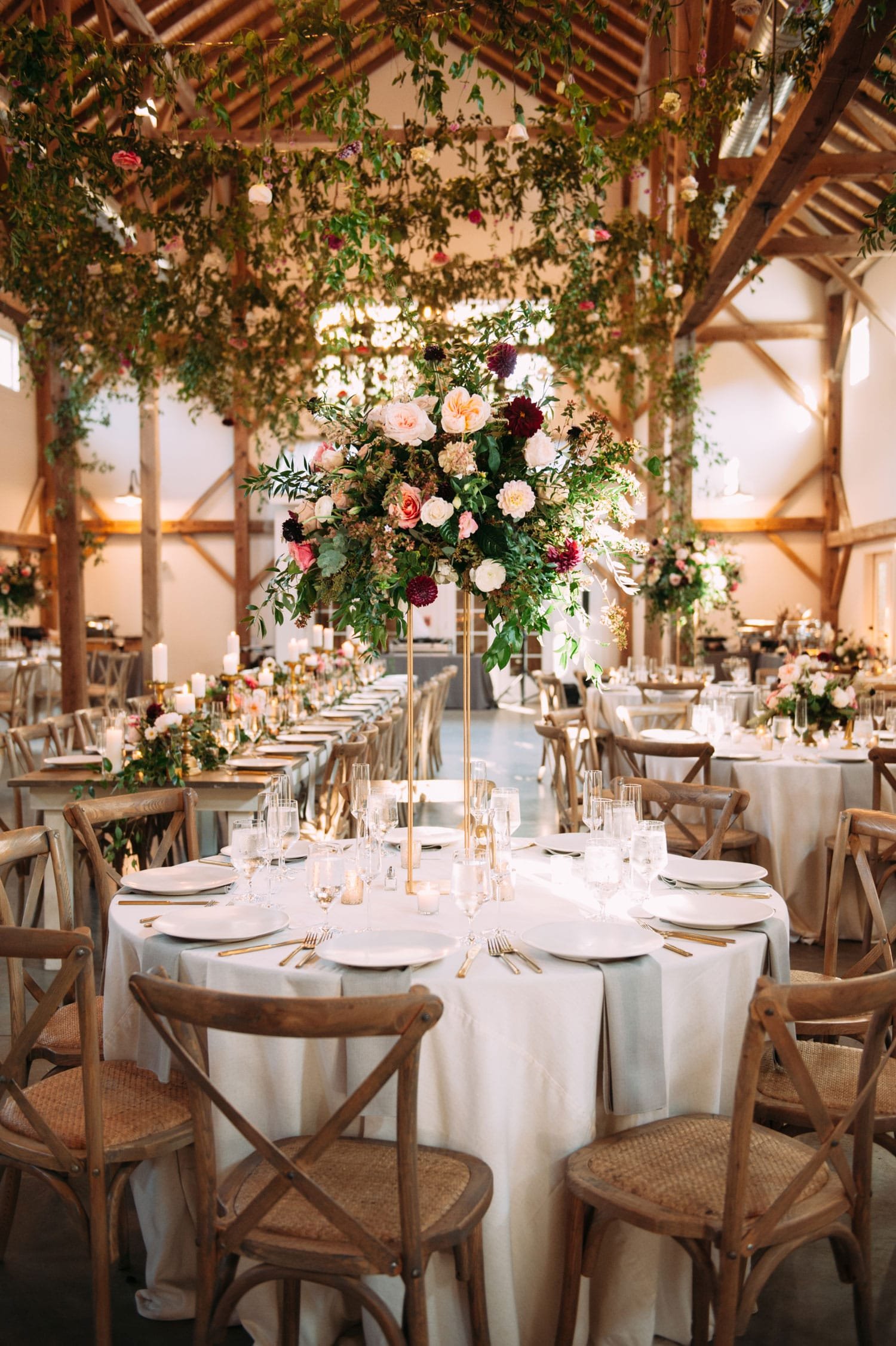 Barn Wedding with Fall Color Palette