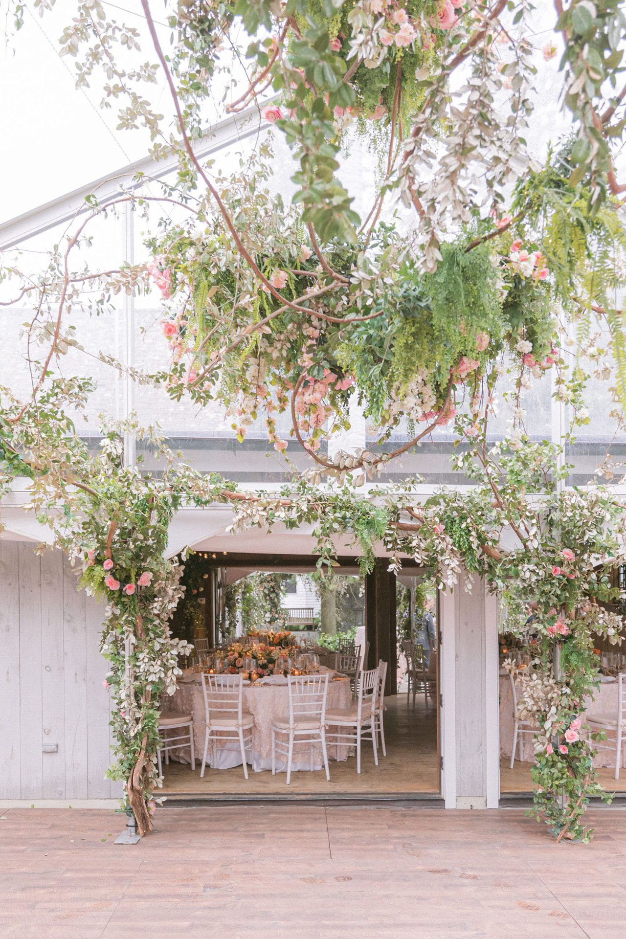 Florals & Vines Outside Reception Area