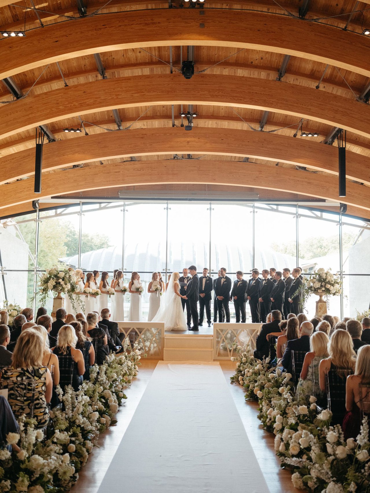 Wedding Ceremony at Crystal Bridges Museum