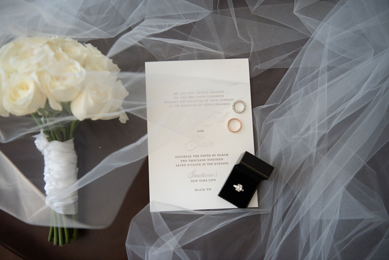 Classic Invitation & Wedding Rings
