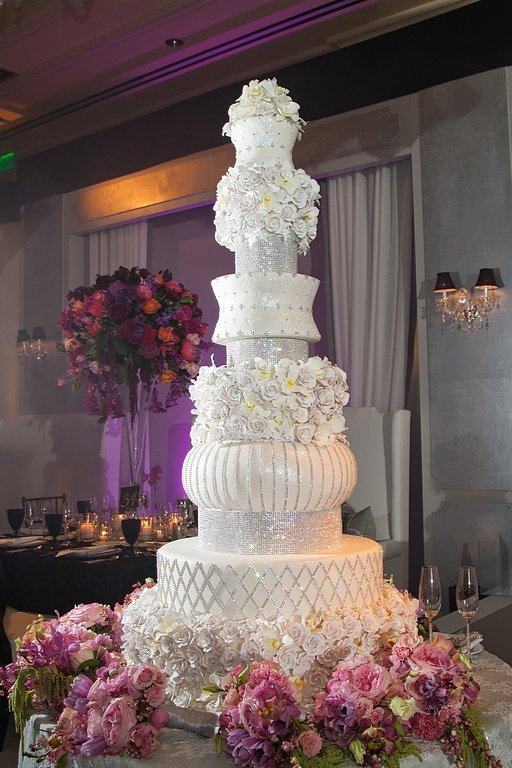 Opulent Crystal Cake