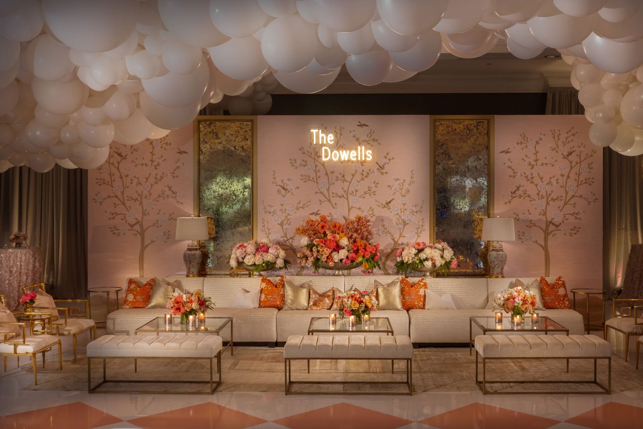 After-Party Lounge Area with Balloons