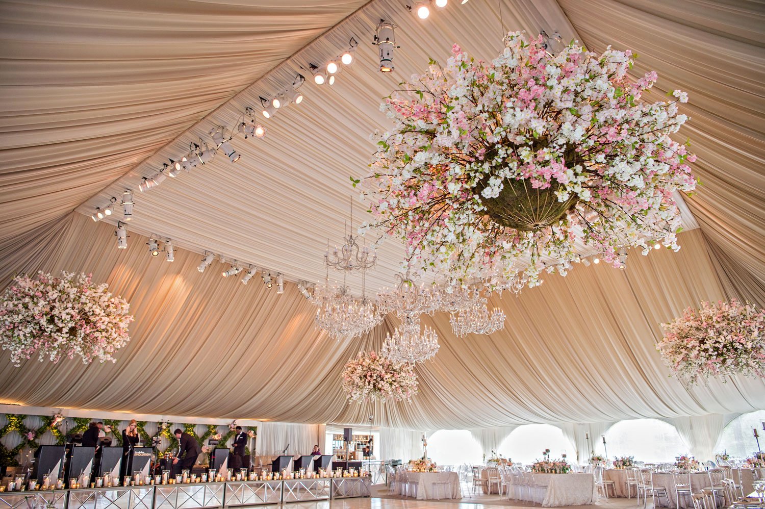 Heavily Draped Ballroom Reception