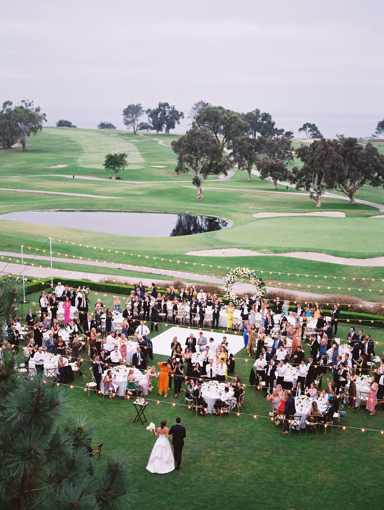 Wedding Reception by the Golf Course