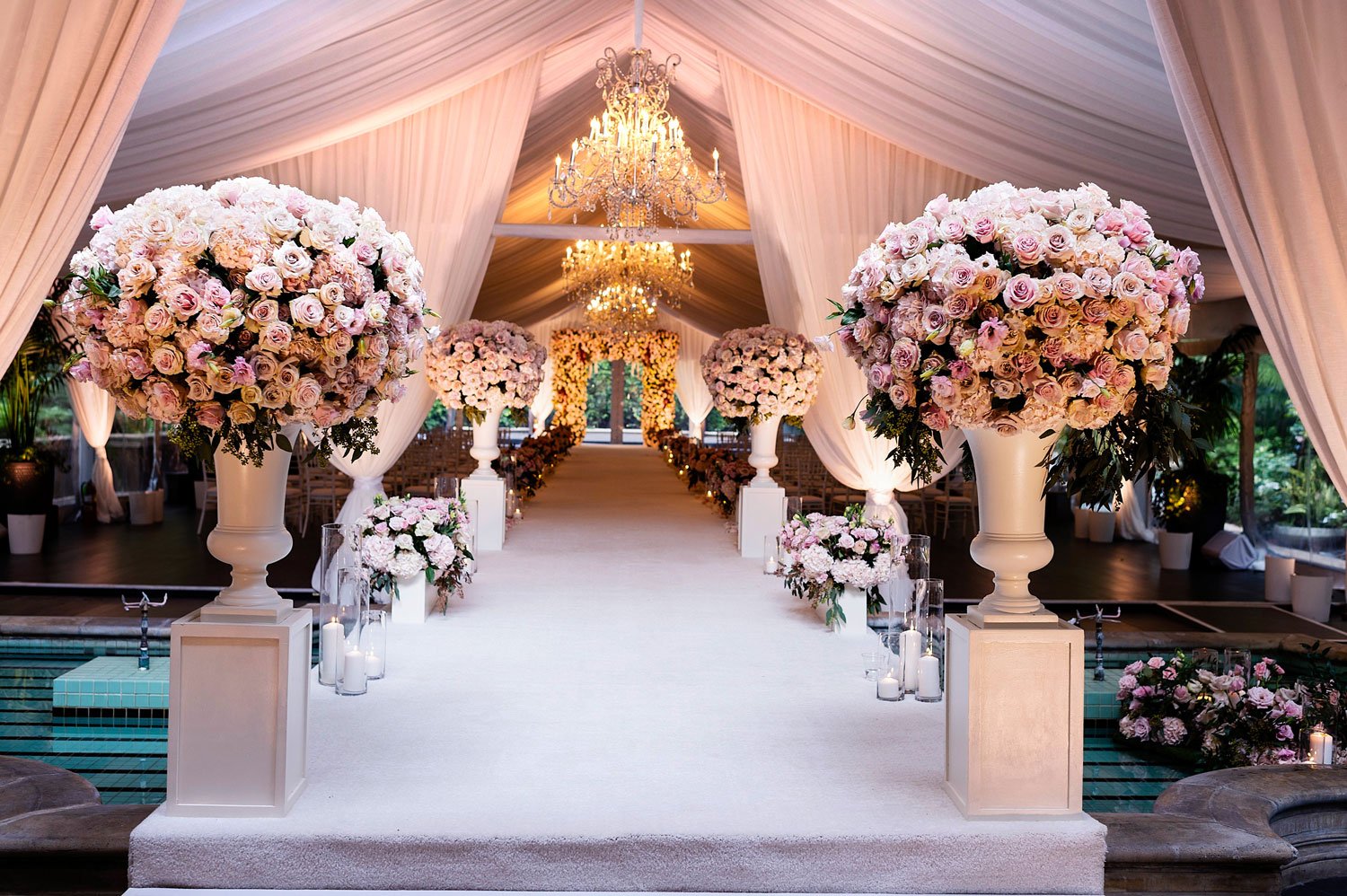 Luxury Spring Ceremony in Beverly Hills