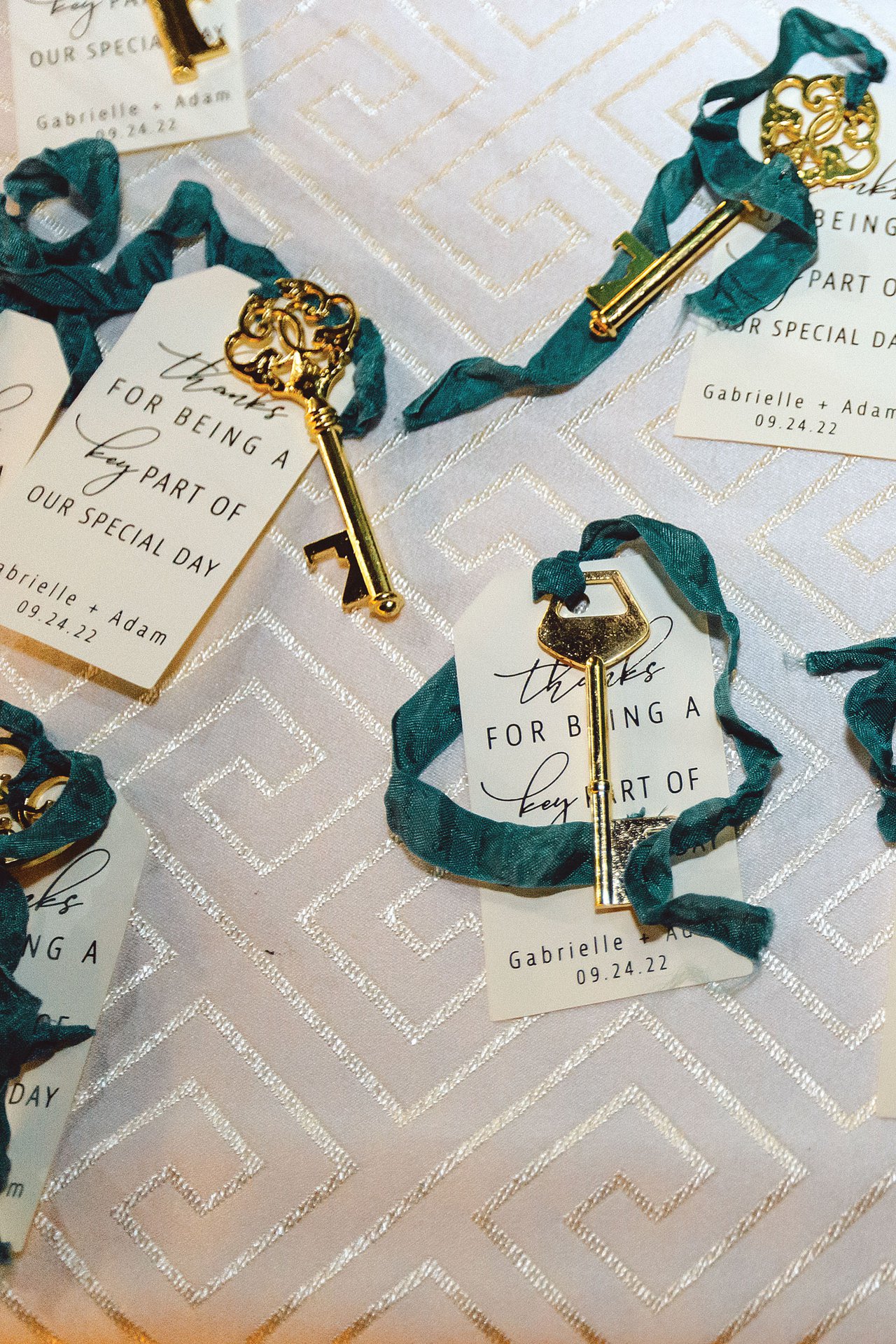 Old World Key Wedding Favors