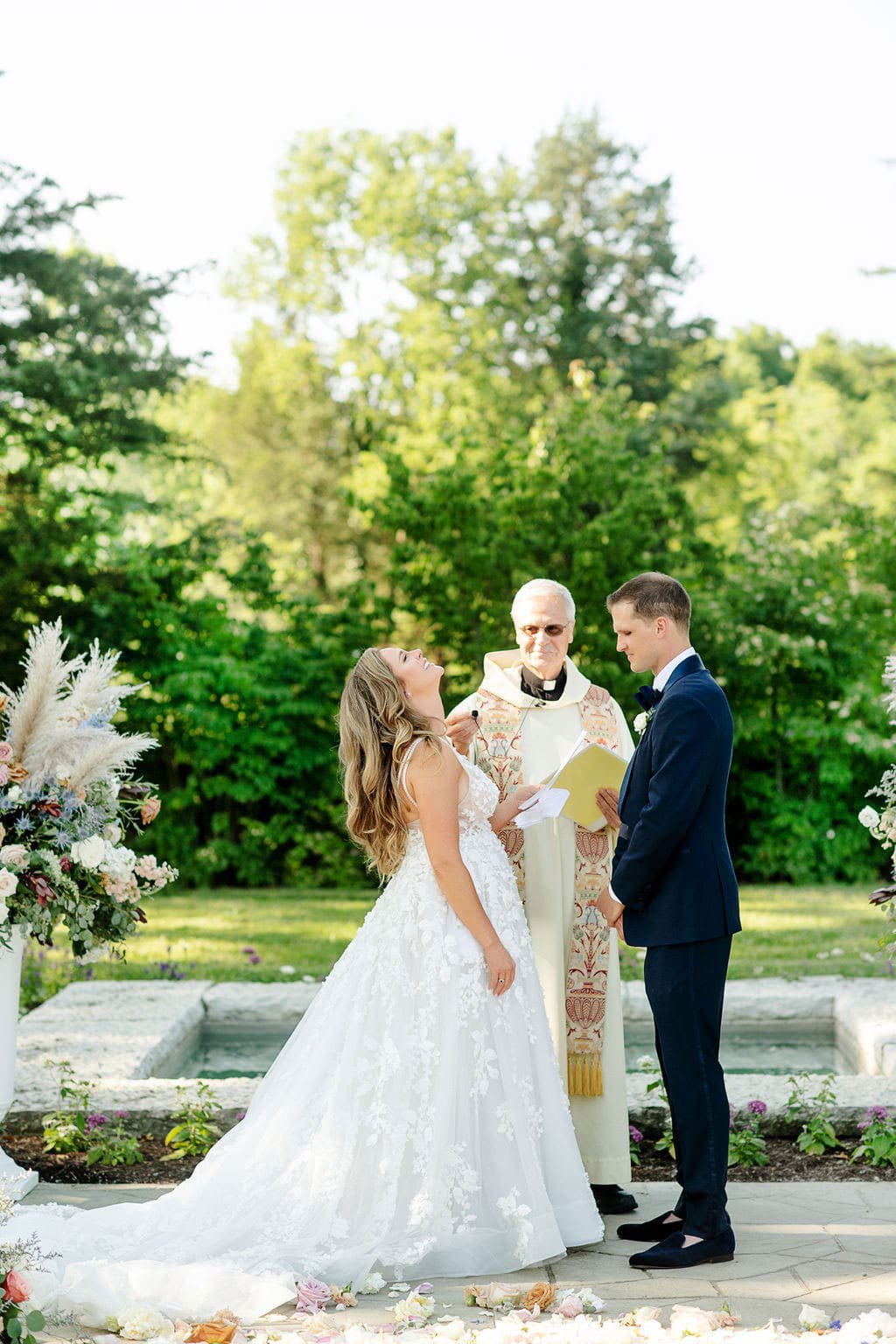 Pure Happiness During Wedding Ceremony