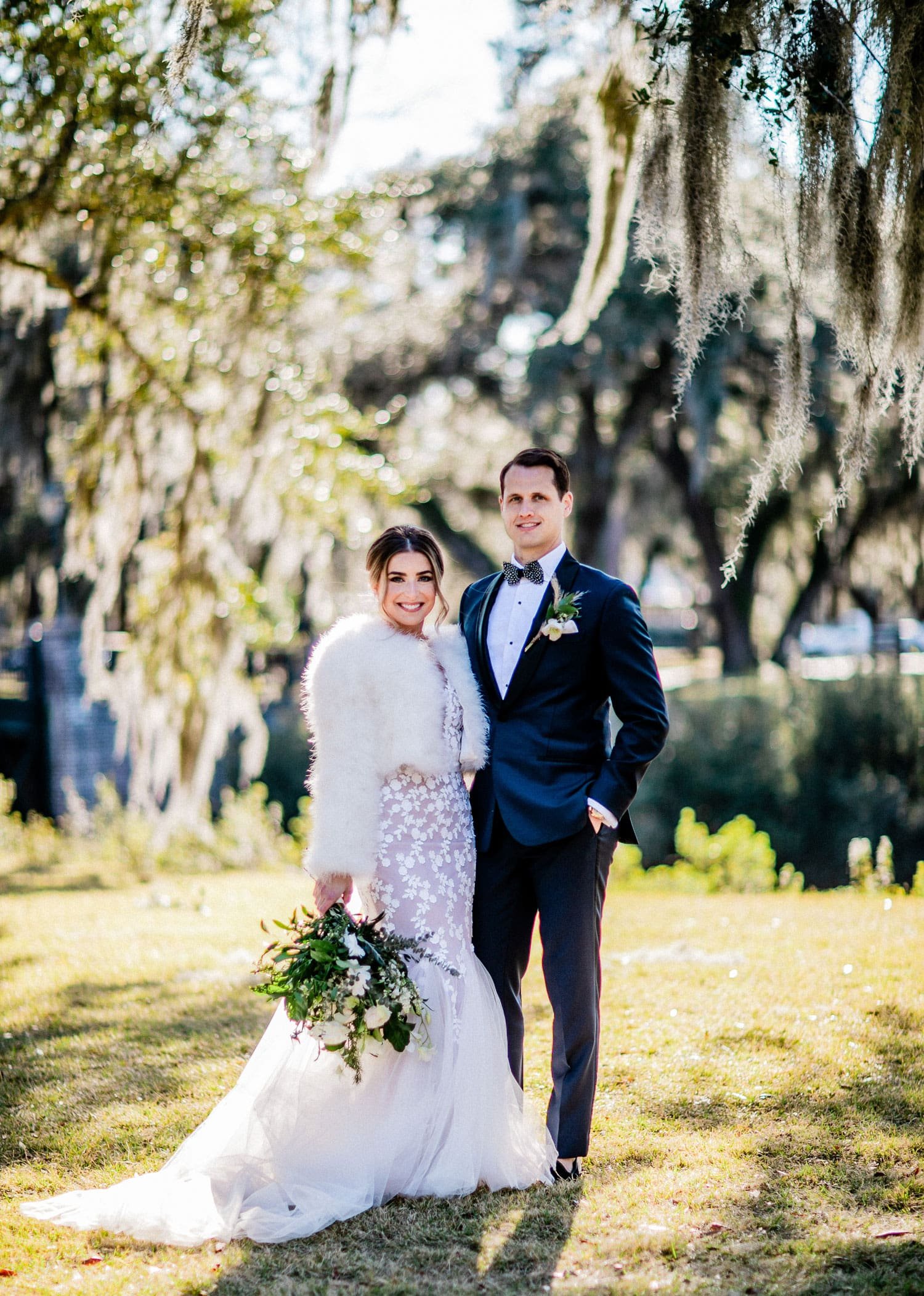 March Wedding Couple in the Lowcountry