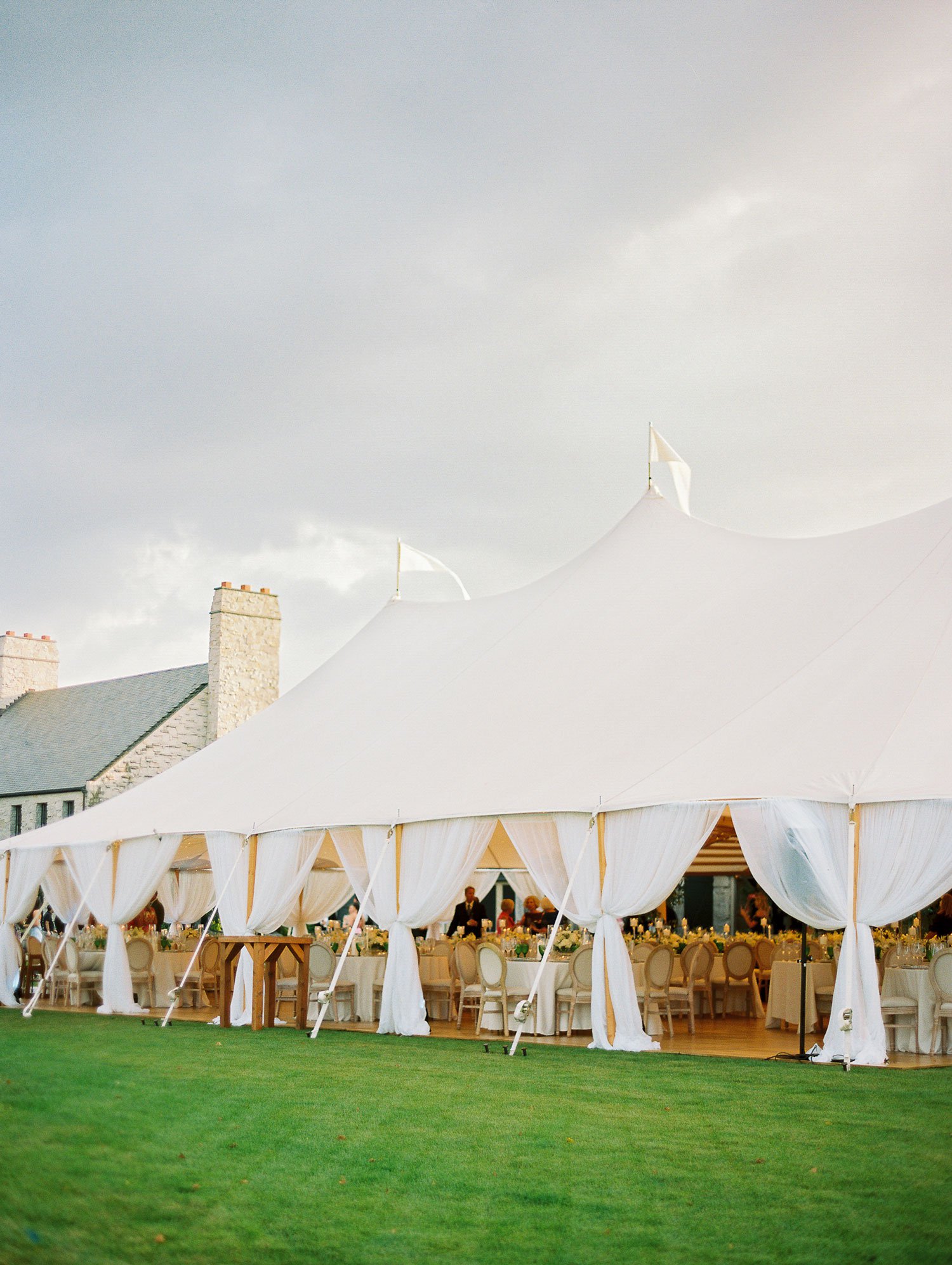 Sailcloth Tent Wedding Reception