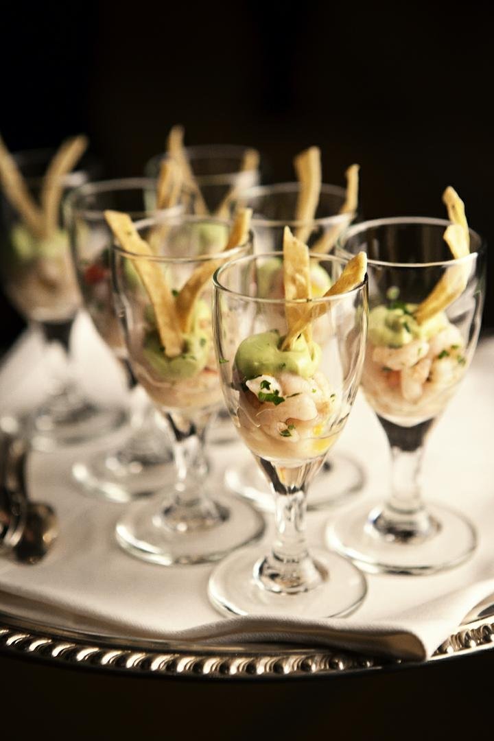 Shrimp Ceviche in Glass