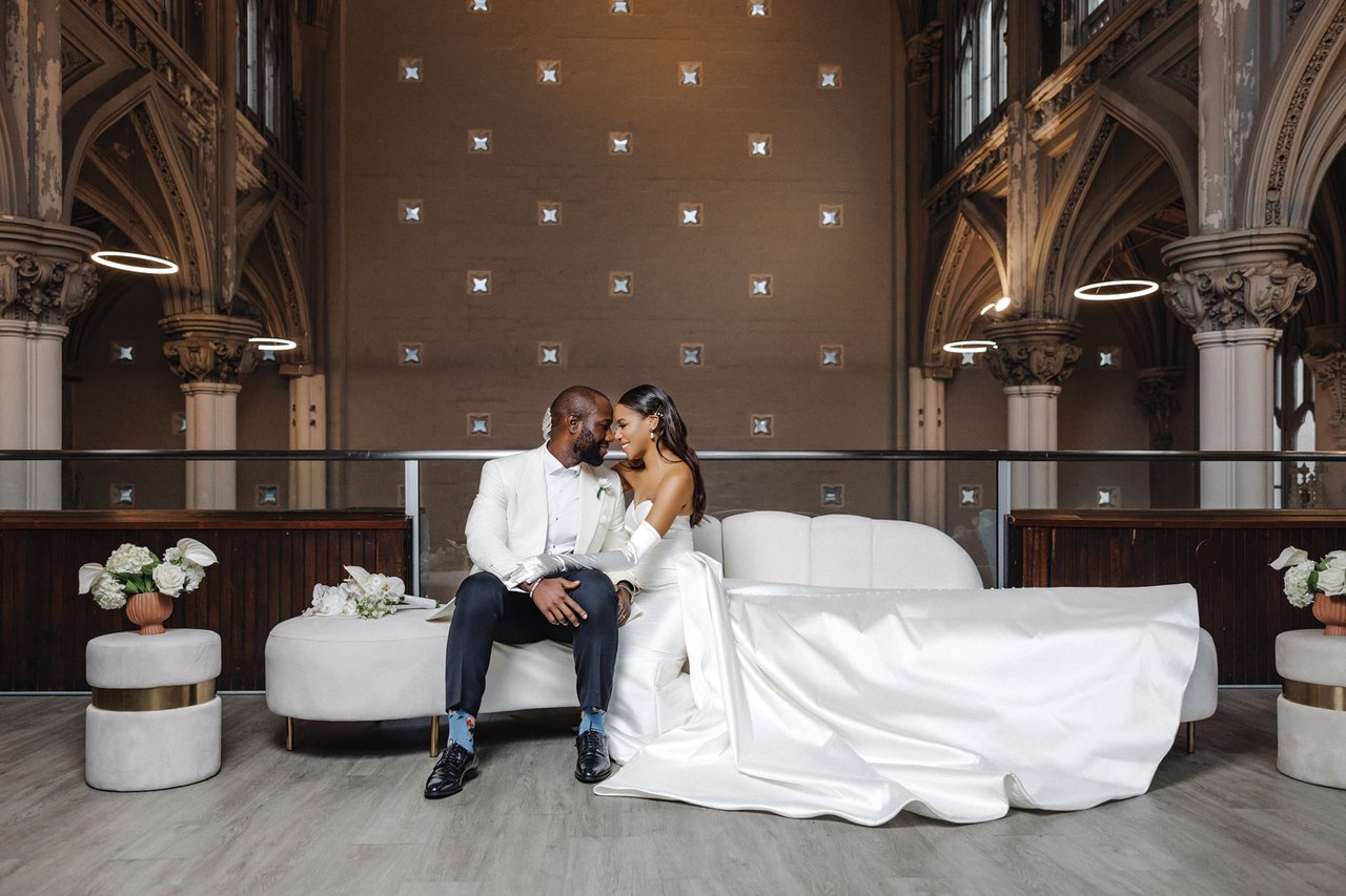 Wedding Portrait at Harlem Parish in NYC