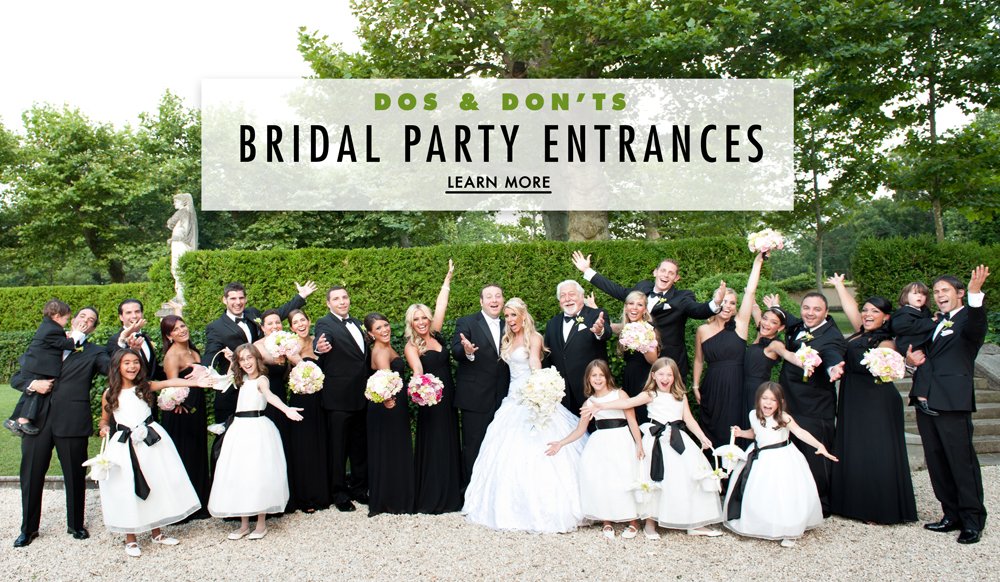 How to Have Your Bridal Party Enter the Reception