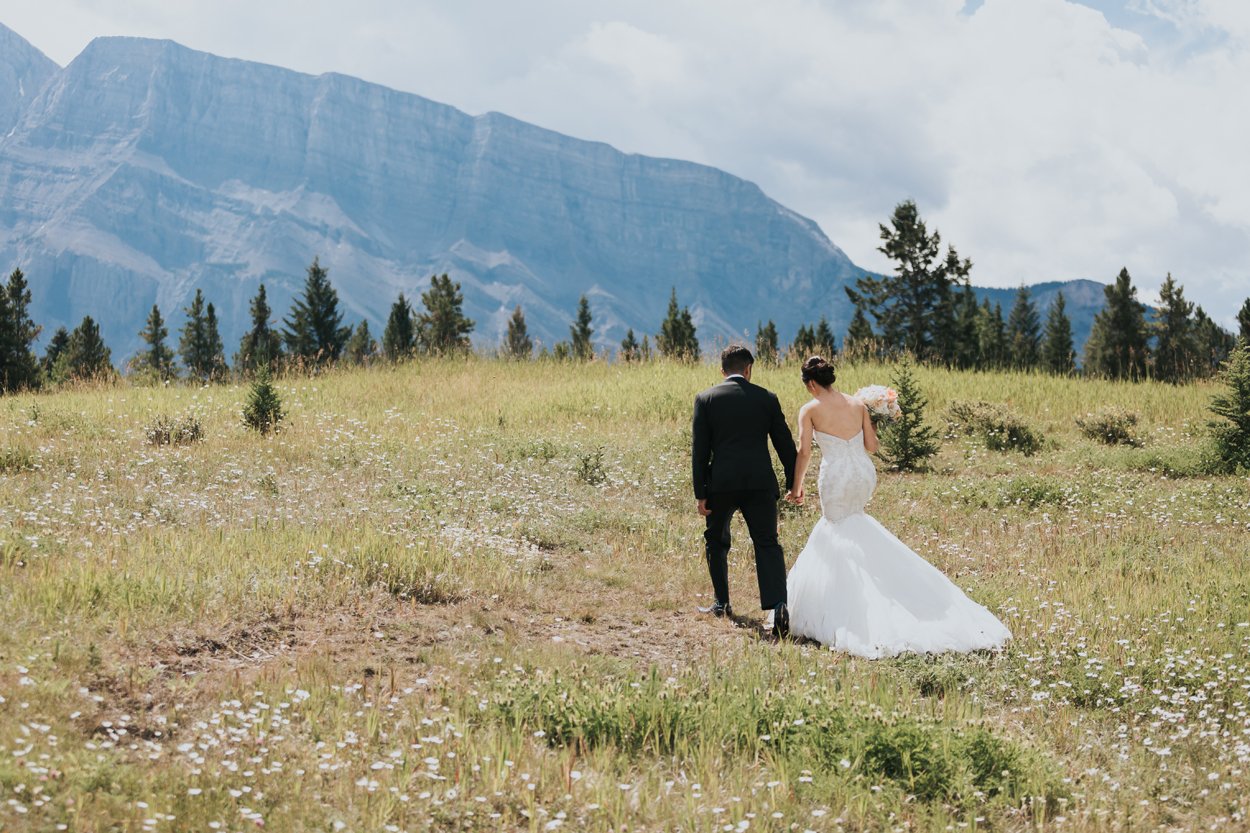 Couple Walking in Open Field