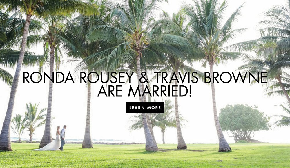 Ronda Rousey & Travis Browne Are Married: See Wedding Photos!