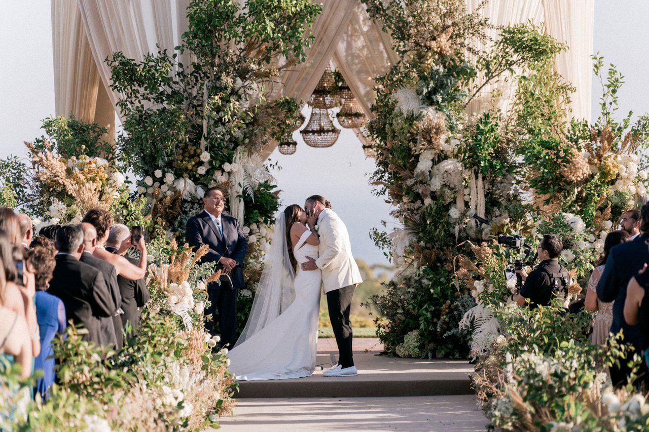 Luxury Earth-Toned Wedding in Newport Coast, California